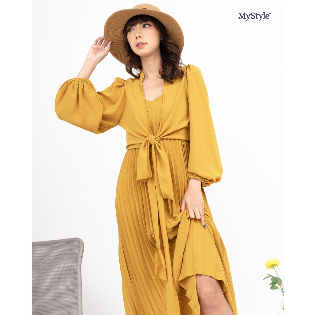 Jual MyStyle Pauline Set Dress | Oneset Dress Overall Setelah Dress Dan ...