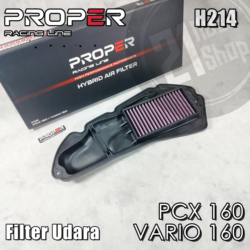 Jual Filter Udara Proper Racing Line PCX 160 Vario 160 Filter Udara PCX ...