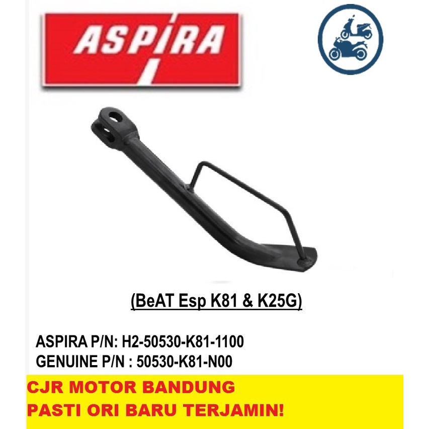 Jual STANDAR SAMPING MOTOR HONDA SCOOPY BEAT ESP K81 K25G 2017 UP ...