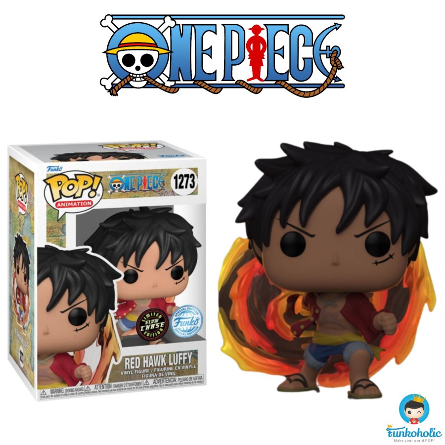 Jual Funko POP! Animation One Piece - Red Hawk Luffy (Glow in the Dark ...