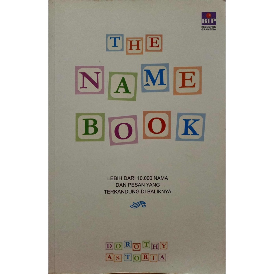 Jual Buku The Name Book: Lebih Dari 10.000 Nama | Shopee Indonesia
