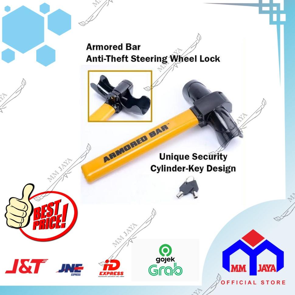 Jual SPECIAL PRICE KUNCI STEER / Kunci Stir T Armored Bar Mr Safe Kuat ...