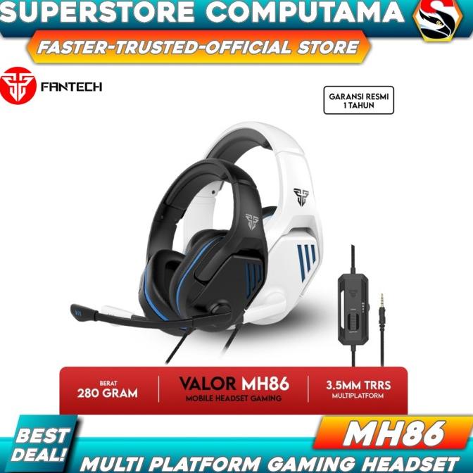 Jual Fantech VALOR MH86 Gaming Headset Multi Platform - Fantech MH-86 ...
