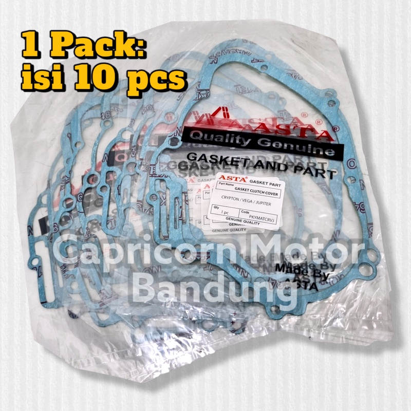 Jual PAKING GASKET BAK BLOK KOPLING CRYPTON JUPITER Z VEGA LAMA ASTA ISI 10 PACKING KANAN ...