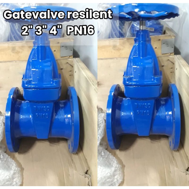 Jual Gate Valve PN 16 dia 8 inch inchi Resilent resilient | Shopee ...