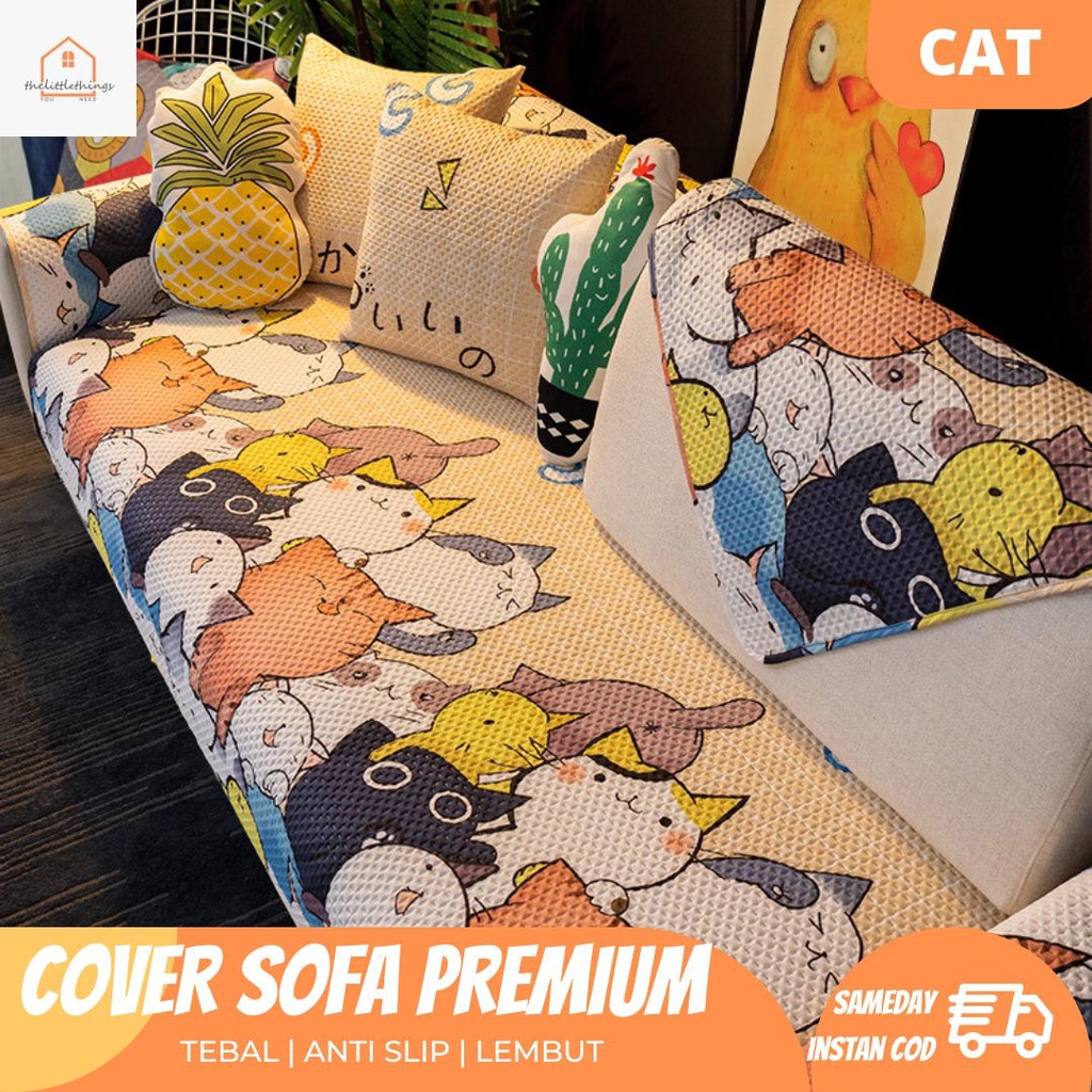 Jual The Little Things Cover Sofa / Alas Penutup Sofa Tebal / Sarung ...