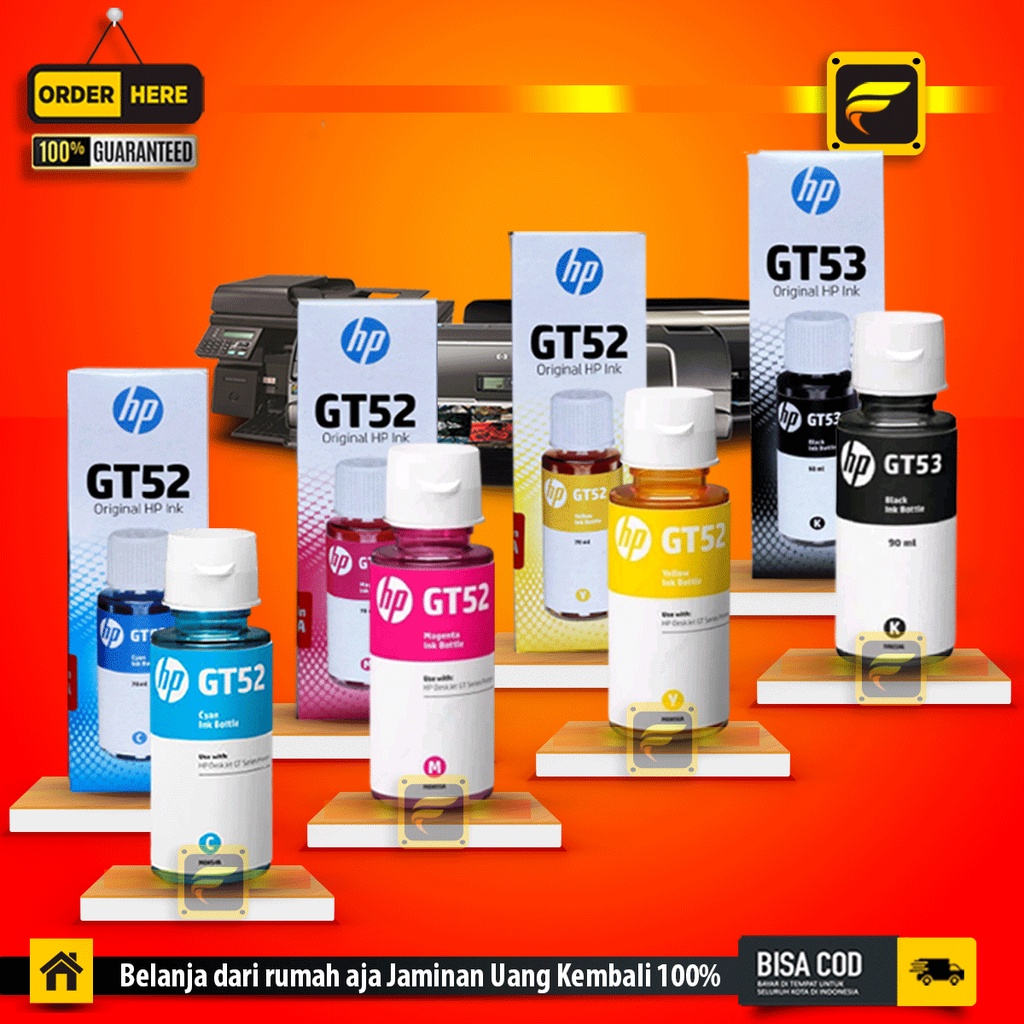 Jual tinta printer hp GT52-53 TERBARU TERMURAH | Shopee Indonesia