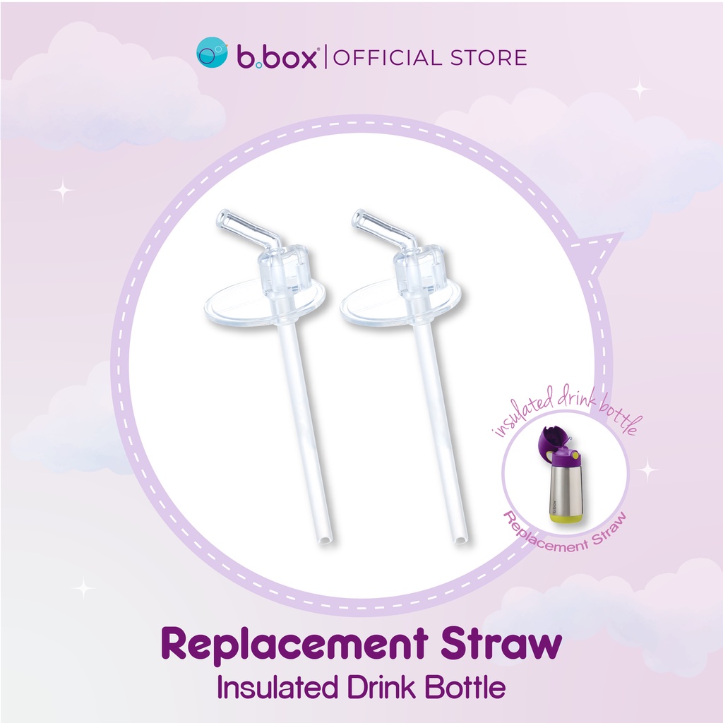 Jual b.box Replacement - Insulated Drink Bottle Replacement Straw ...