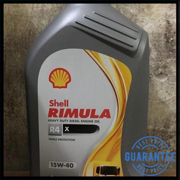 Jual OLI SHELL RIMULA R4 X DIESEL SAE 15W 40 GALON 1 LITER | Shopee ...