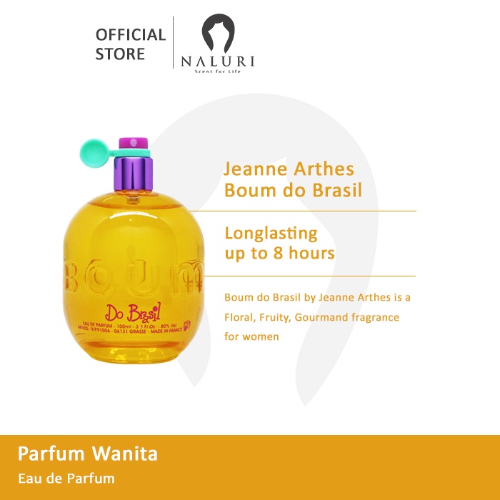 Jual Parfum Original Jeanne Arthes Boum Do Brasil EDP Woman 100ml ...