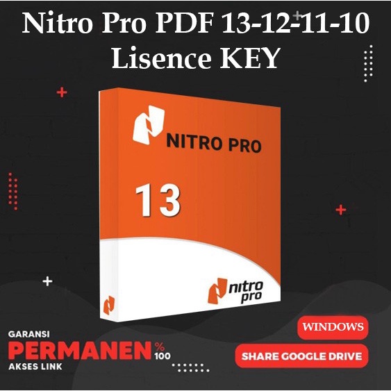 Jual Lisensi Key NITRO PRO PDF 13 Full Version Lifetime | Shopee Indonesia