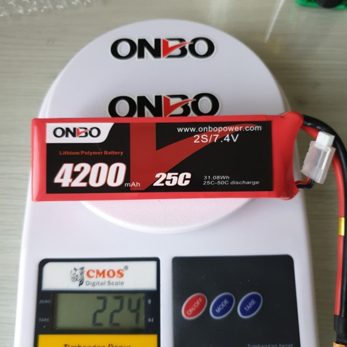 Jual Lipo Battery 2s 7,4v 4200mah 25-50c Onbo Nano Power ( lavar stores id ) | Shopee Indonesia