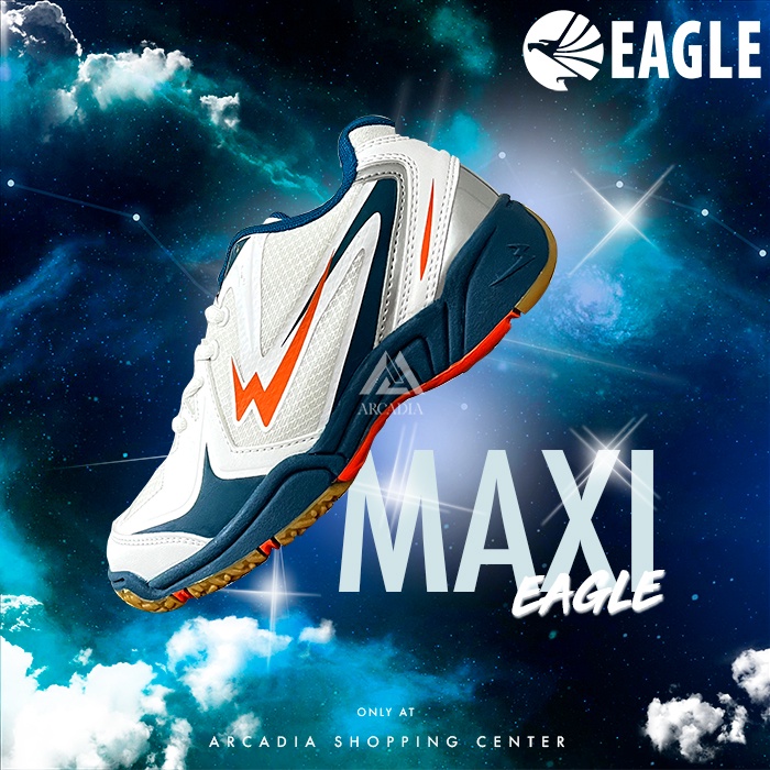 Jual EAGLE MAXI SEPATU BADMINTON OLAHRAGA PRIA | Shopee Indonesia