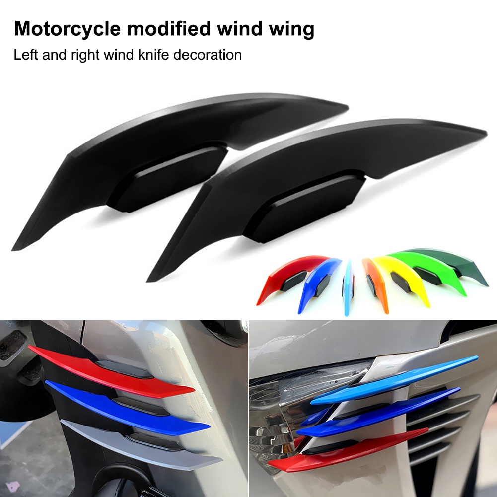Jual 2 Buah Motor Winglet Aerodinamis Spoiler Sayap Sisi Spoiler Stiker ...