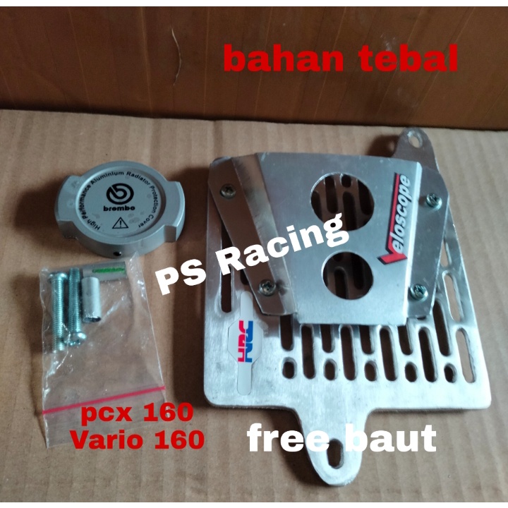 Jual paket variasi TUTUP CUP RADIATOR+COVER RADIATOR PCX 160 VARIO NEW ...