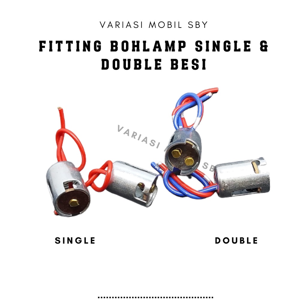 Jual SOCKET / FITTING LAMPU SEN KAKI 1 KAKI 2 MOTOR DAN MOBIL BESI ...