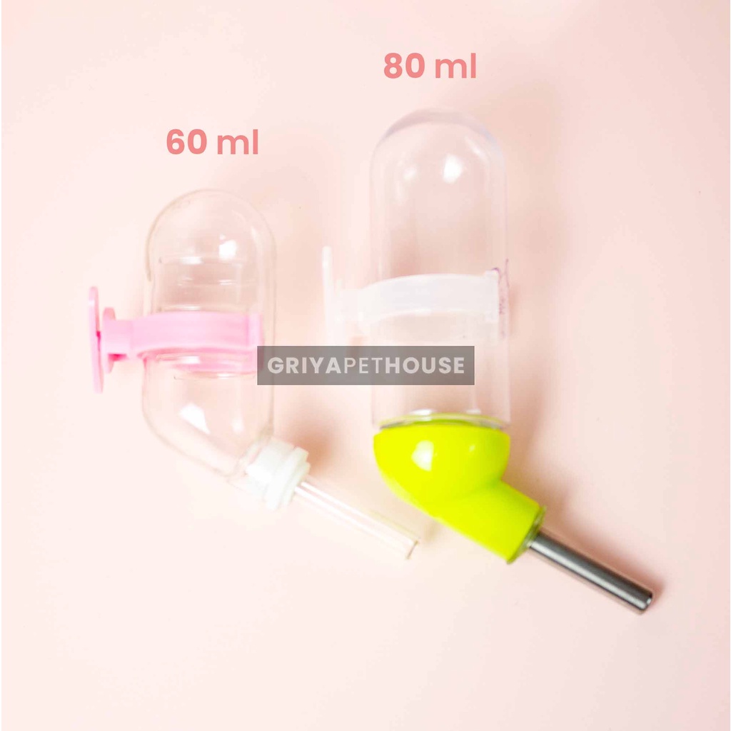 Jual Botol Minum Dot 60ml - 80ml Hamster Kelinci Landak Marmut Tempat ...