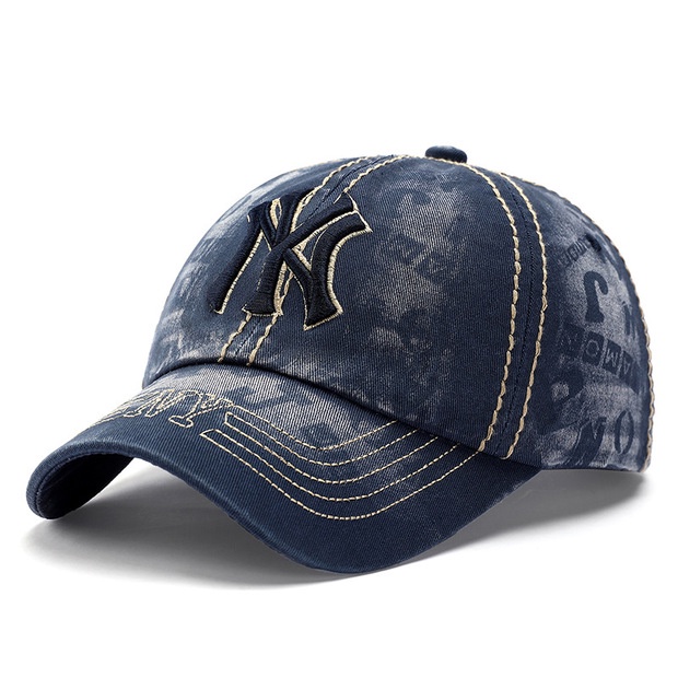 Jual SOLVOTOPI-176 Topi Baseball Motif Double NY Modern | Shopee Indonesia