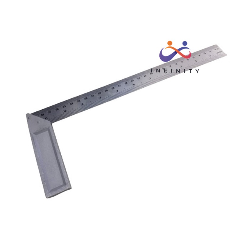 Jual ALAT SIKU METER 30CM / SIKU TUKANG / SIKON 12 INCH INF | Shopee ...