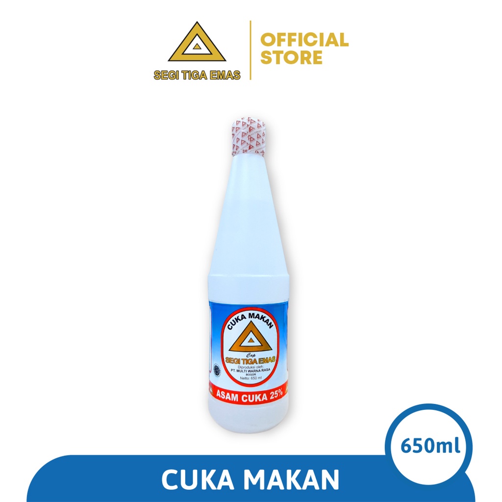 Jual Cuka Makan Segi Tiga Emas 650ml | Shopee Indonesia
