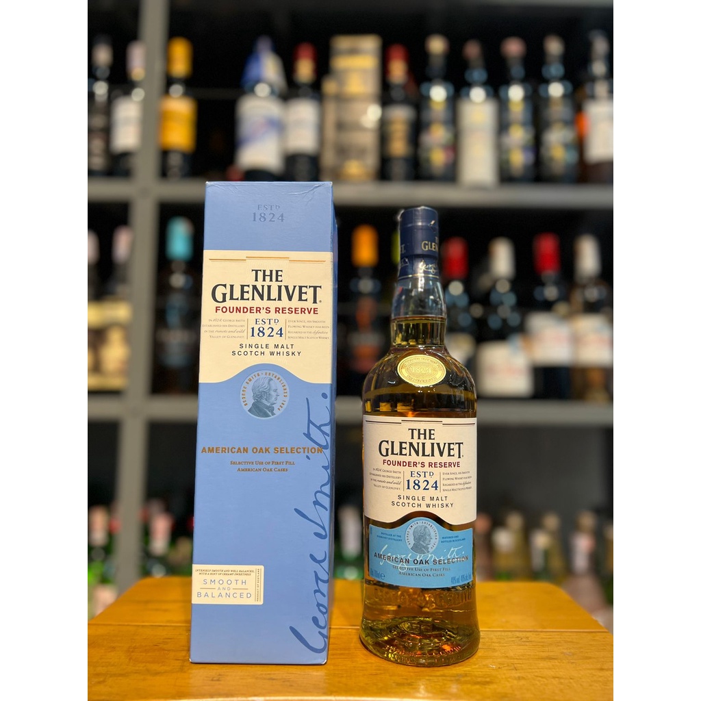 Jual THE GLENLIVET 1824 FOUNDER RESERVE SINGLE MALT SCOTCH WHISKY 700 ML | Shopee Indonesia
