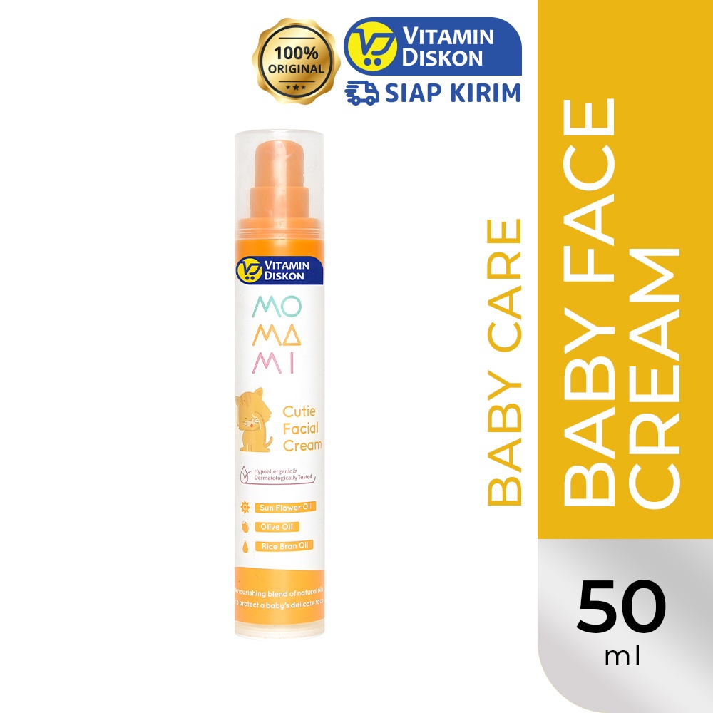 Jual MOMAMI CUTIE FACIAL CREAM 50ML | Cream Pelembab Dan Pencegah Ruam ...