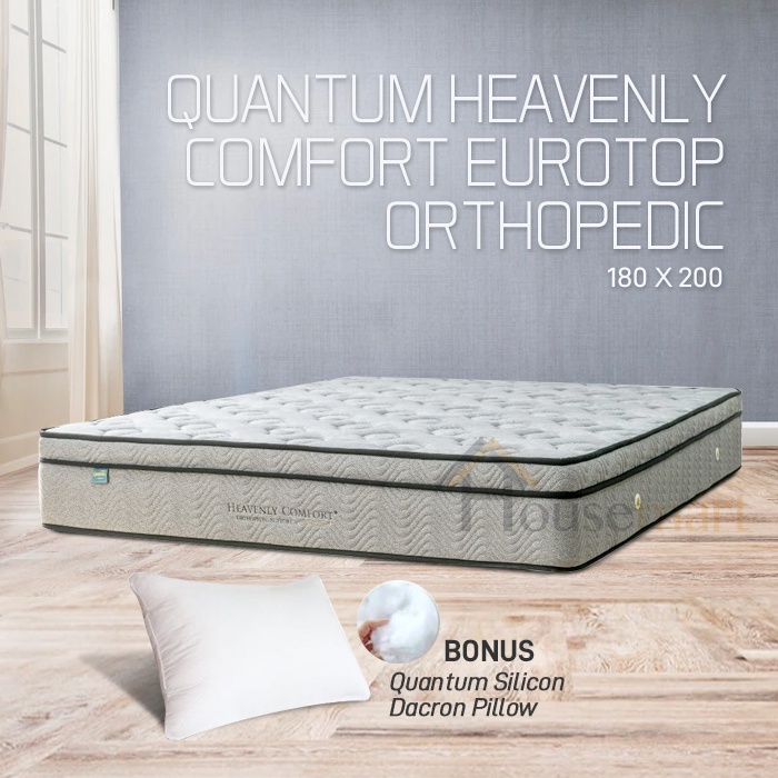 Jual Kasur Springbed Quantum Heavenly Comfort Eurotop Orthopedic | Shopee Indonesia