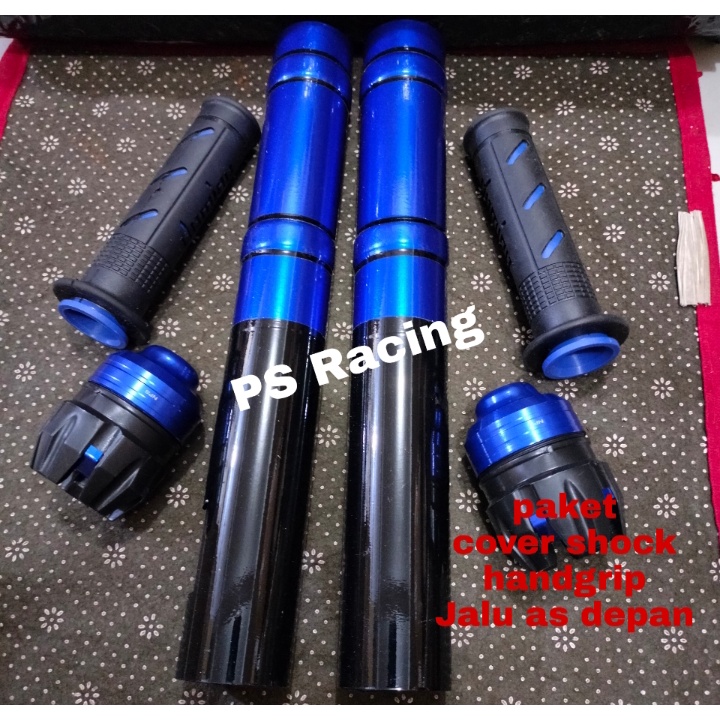 Jual (PAKET 3IN1) COVER SHOCK DEPAN VARIASI MOTOR MATIC | Shopee Indonesia