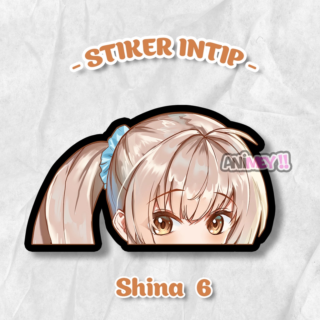 Jual Stiker Intip Shiina Mahiru / Sticker Anime Waterproof | Shopee ...