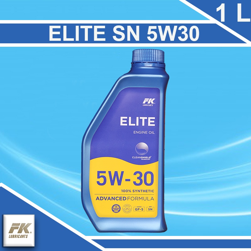 Jual oli fk lubricants, elite sn/gf-5 100% synthetic, 5w30, 1 liter ...