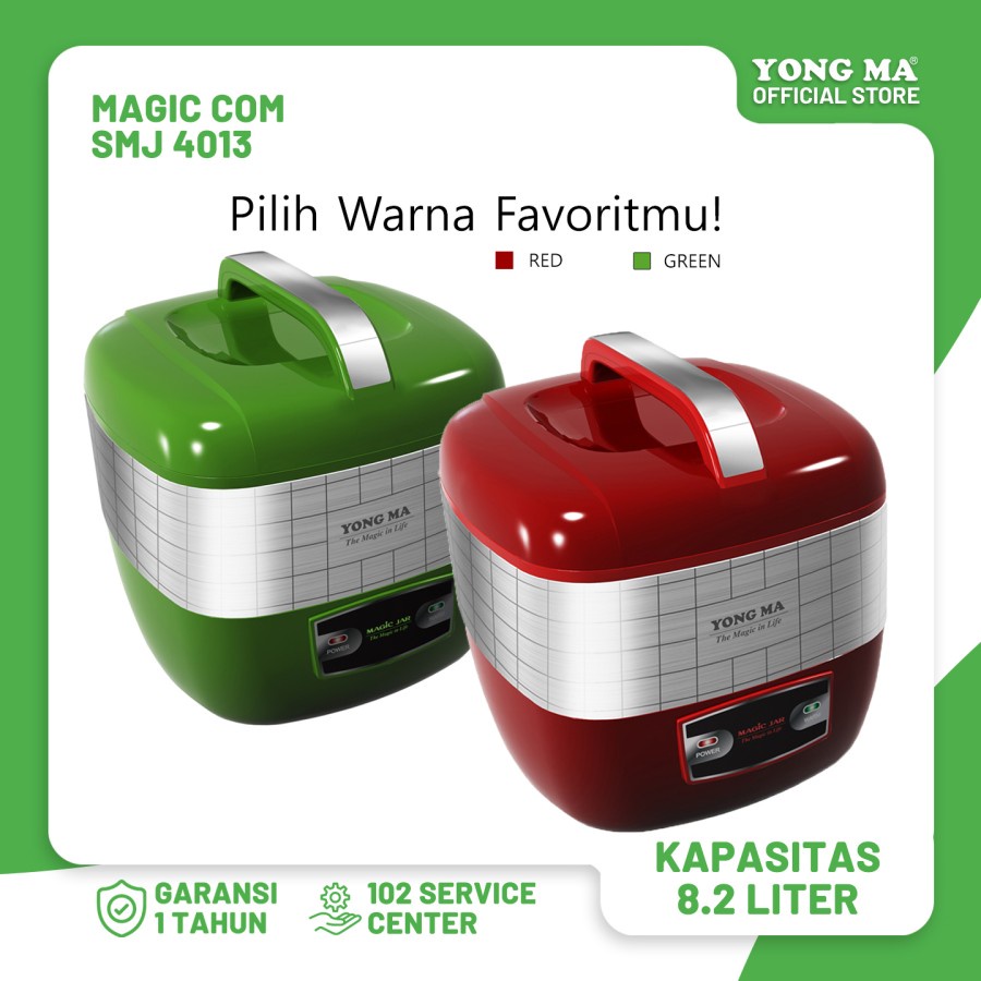 Jual YONG MA Magic Jar / Penghangat Nasi SMJ 4013 (8.2LT) | Shopee ...