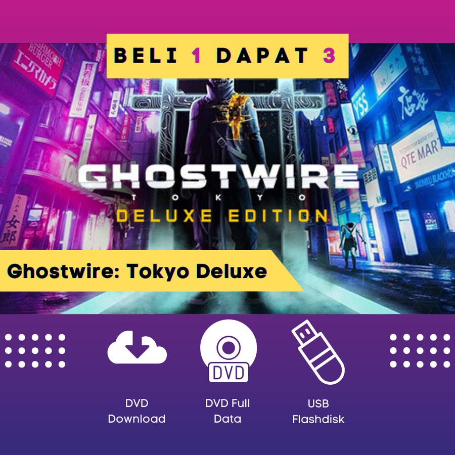 Jual Ghostwire Tokyo Deluxe | Game PC Original | Shopee Indonesia