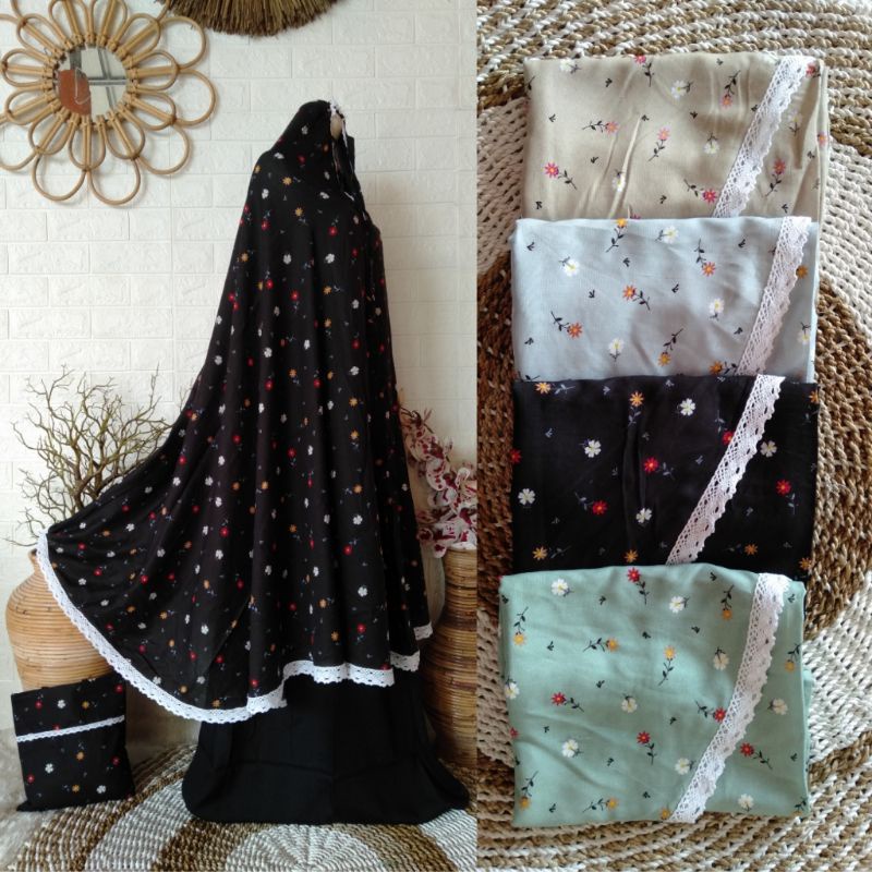 Jual MUKENA RAYON PREMIUM JUMBO MURAH BERKUALITAS MOTIF MENTARI/BIASA ...