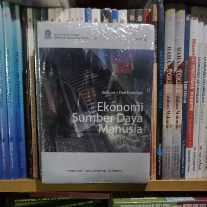 Jual Ekonomi Sumber Daya Manusia Edisi 2 Rossanto Dwi Handoyo Buku Materi Pokok ESPA 4319 3 SKS ...