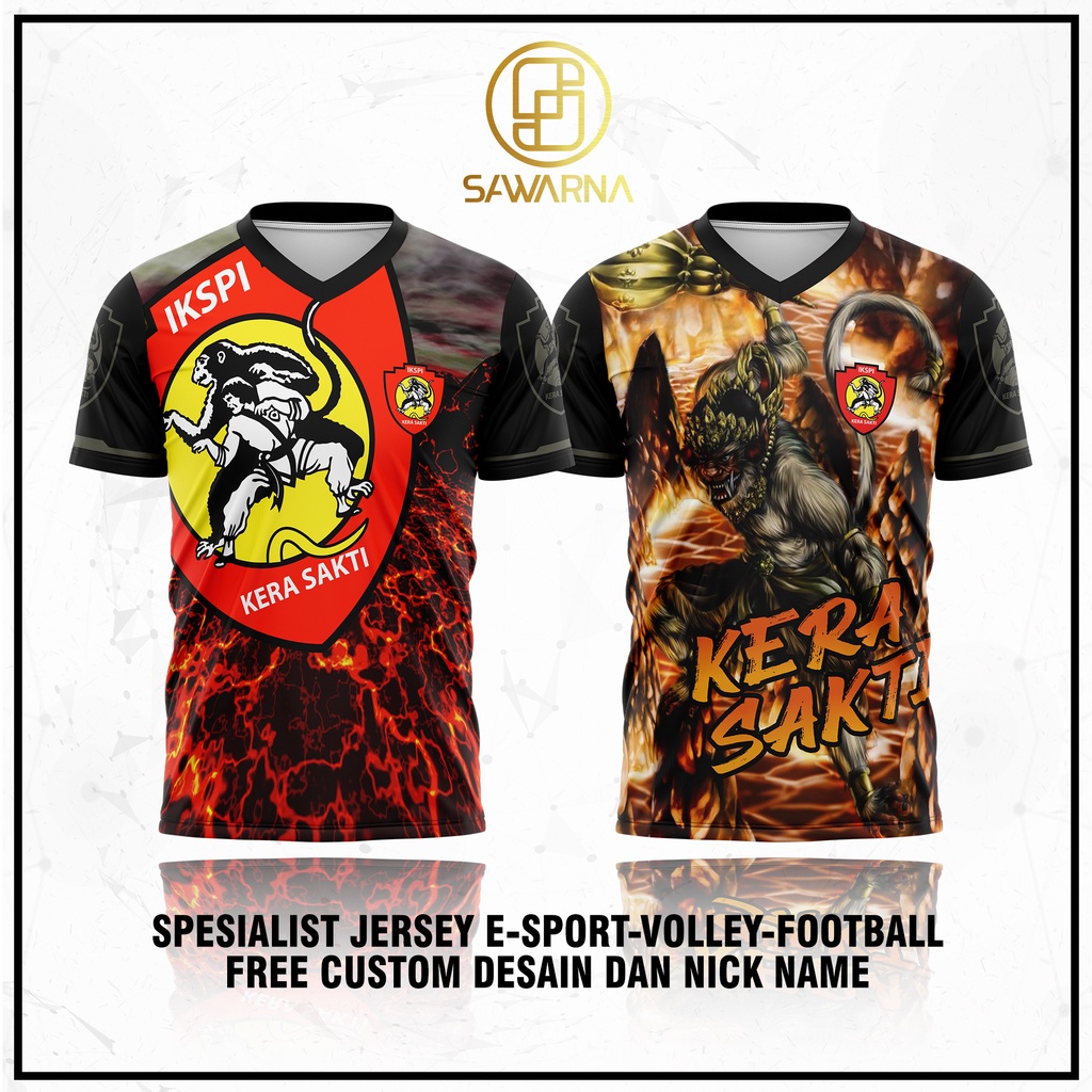 Jual JERSEY PENCAK SILAT KERA SAKTI/IKSPI/BAJU KAOS KERA SAKTI IKSPI/JERSEY PENCAK SILAT CUSTOM ...