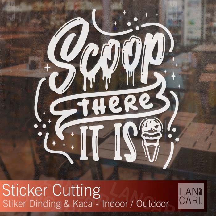 Jual Stiker Kaca Ice Cream Scope Wall Window Stiker Cutting Dinding ...