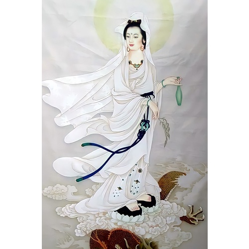 Jual LUKISAN POSTER CETAK DEWI KWAN IM XTRA BESAR UKURAN 100X70CM ...