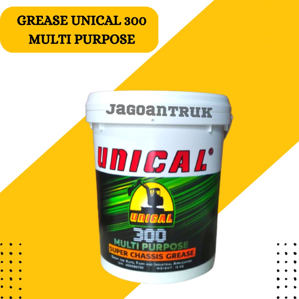 Jual Grease Unical Super Chasis Grease Hijau Pail 15kg/Minyak Gemuk ...
