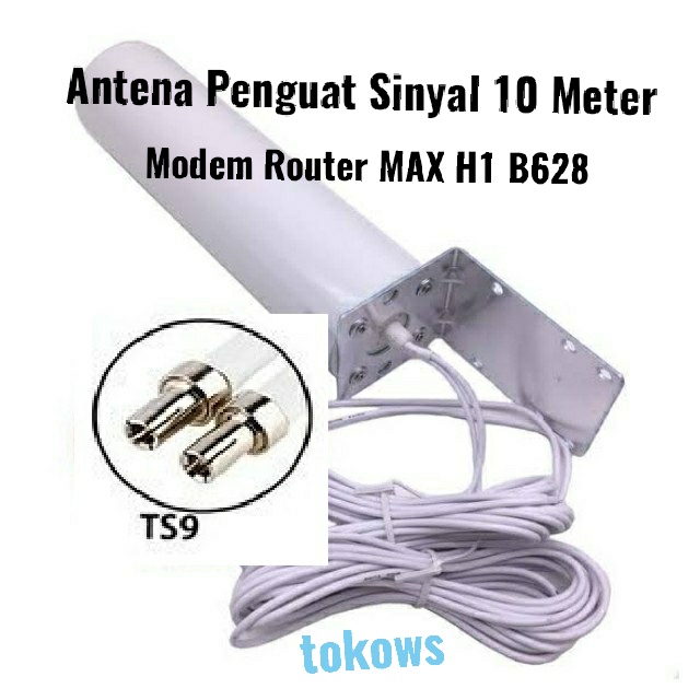 Jual Antena OMNI Penguat Sinyal Modem Router Orbit MAX H1 B628 REPEATER 10 meter | Shopee Indonesia