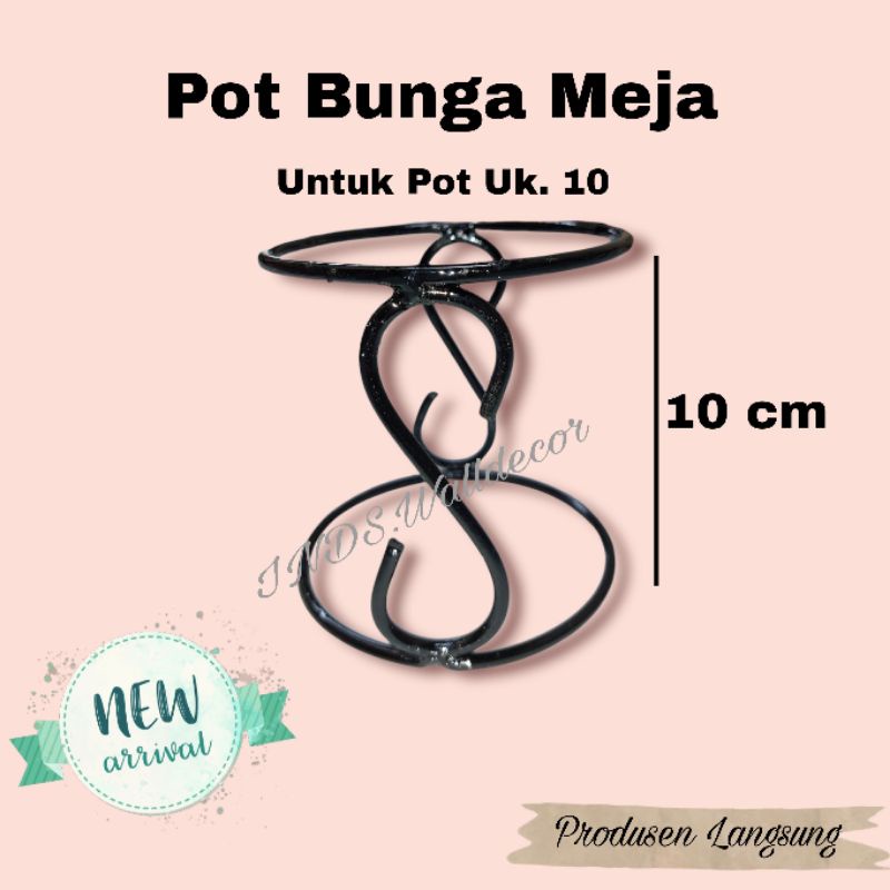 Jual Standing Rak Pot Bunga Besi Meja Minimalis Unik Simple - Standing ...