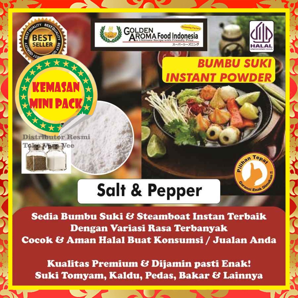 Jual Bumbu Suki Halal Salt and Pepper 50Gr Shabu Hotpot Sample Rasa ...