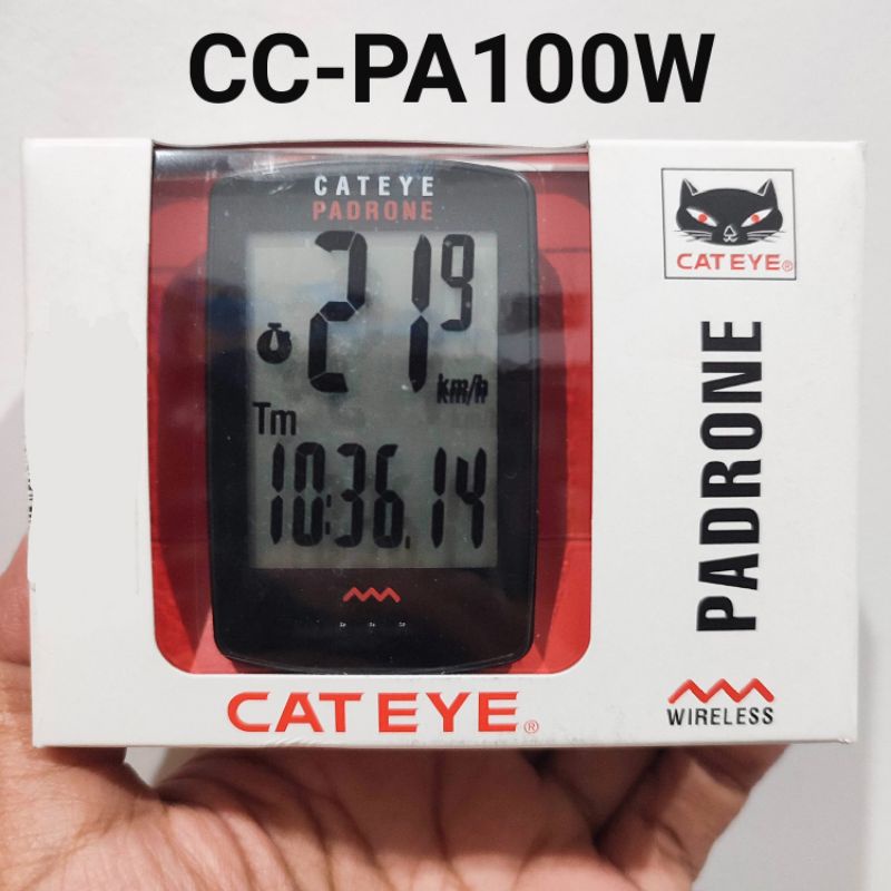 Jual Speedometer CAT EYE PADRONE Wireless CC-PA100W Hitam Sepeda Mtb ...