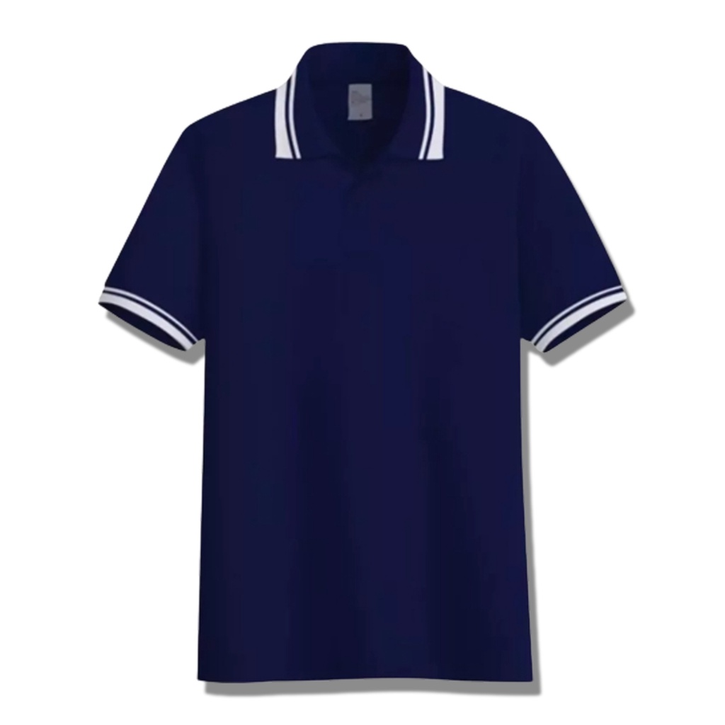 Jual baju kaos polo list pria dan wanita lengan pendek / baju kaos polo polos pria / kaos polo ...