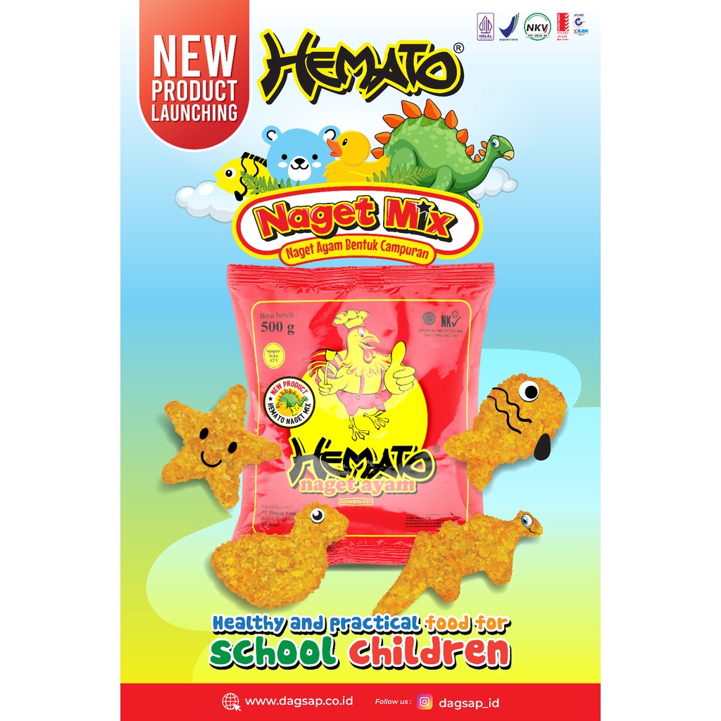 Jual hemato naget mix 500gr | Shopee Indonesia