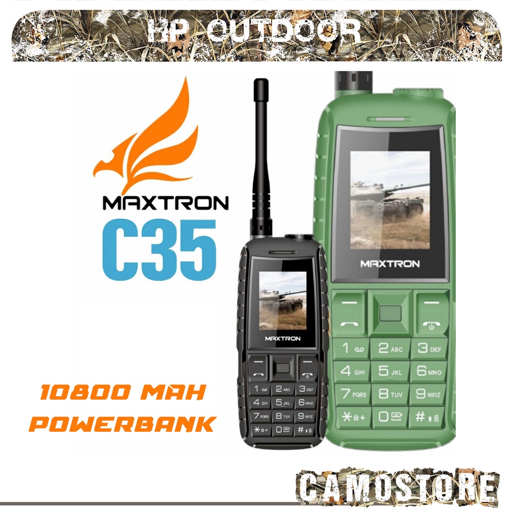 Jual HP Outdoor Maxtron C35 Rocker Powerbank Gunung | Shopee Indonesia