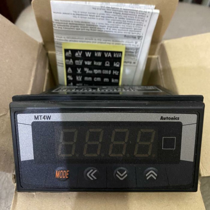 Jual Elec Panel Meter Autonics Mt4W-Dv-4N Mt 4W Dv 4N Original | Shopee Indonesia