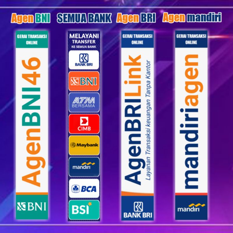 Jual BANNER KONTER BRI LINK VERTIKAL | Shopee Indonesia