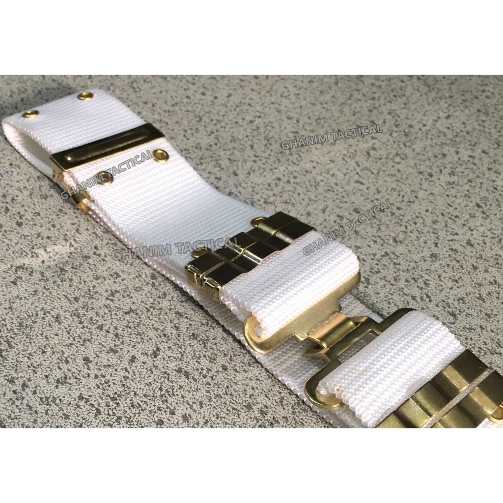 Jual Kopel Rim Putih Provost Ikat Pinggang Sabuk MENWA TNI POLRI ...