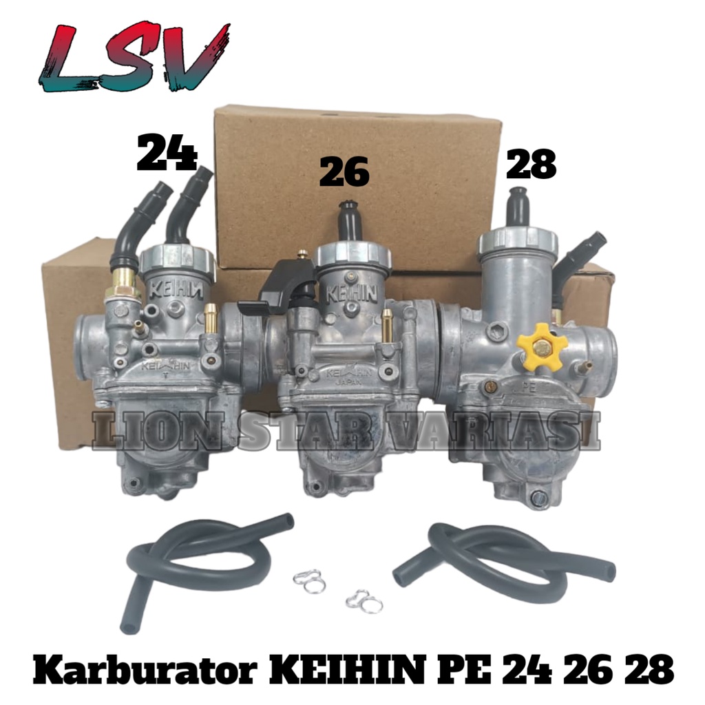 Jual Karbu Karburator KEIHIN PE 24 26 28 Original Mudah Setting Bisa Untuk Semua Motor UNIVERSAL ...