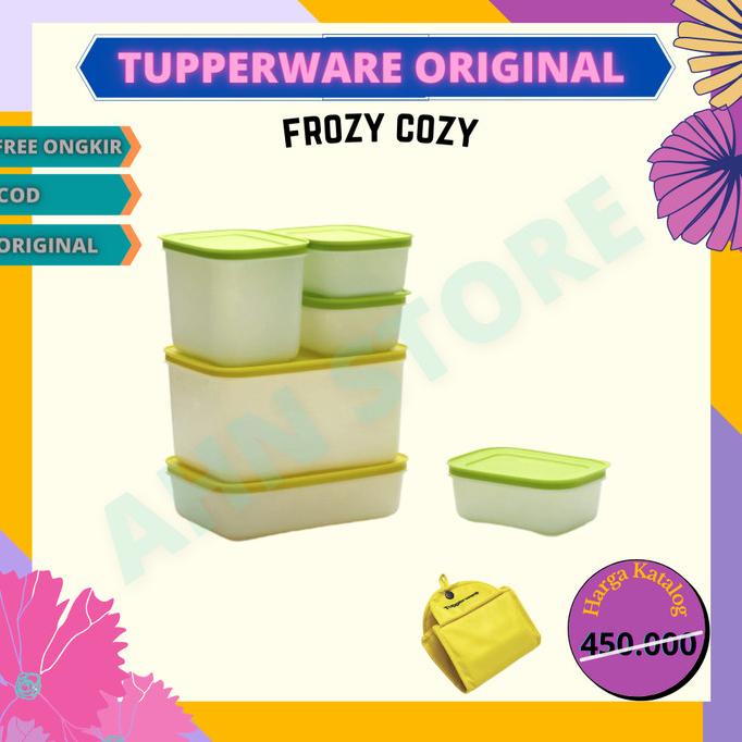 Jual Toples Kulkas Freezer Tupperware / Wadah Makanan Sayur Buah Kulkas ...
